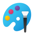 Microsoft Paint icon in Windows 11 Color Style