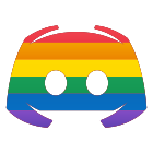 Discord Pride icon in Windows 11 Color Style