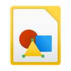 Libre Office Draw icon in Windows 11 Color Style