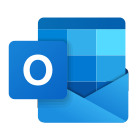 Ícone de Microsoft Outlook 2019 no estilo Windows 11 Color