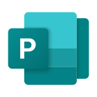 Microsoft Publisher 2019 icon in Windows 11 Color Style