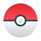 Pokeball icon in Windows 11 Color Style
