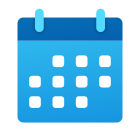 Windows Calendar icon in Windows 11 Color Style