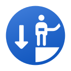 Working At Height icon in Windows 11 Color Style