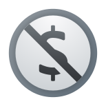 Creative Commons Nc icon in Windows 11 Color Style