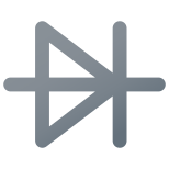 Diode Symbol icon in Windows 11 Color Style