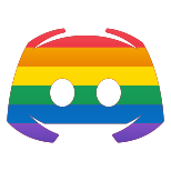 Discord Pride icon in Windows 11 Color Style
