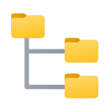 Folder Tree icon in Windows 11 Color Style