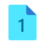 One Page icon in Windows 11 Color Style
