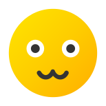 Uwu Emoji Icon im Windows 11 Color Stil