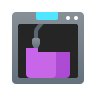 3D Printer icon in Windows Metro Style