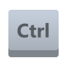 Ctrl icon in Cute Outline Style