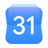 Google Calendar icon in Color Style