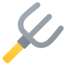 Pitchfork icon in Ice Cream Style
