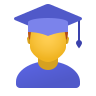 Student Male icon in Windows Metro Style