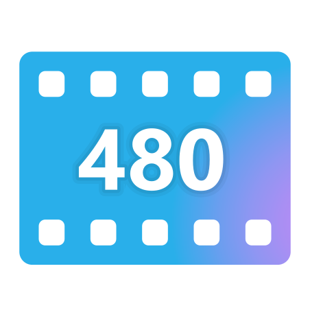 480p icon in Windows 11 Color Style