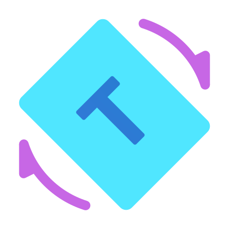 Auto Rotate Based on Text icon in Windows 11 Color Style