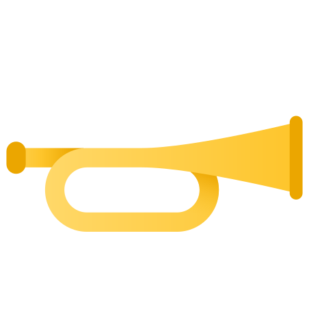 Bugle icon in Windows 11 Color Style