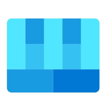 Business Model Canvas icon in Windows 11 Color Style