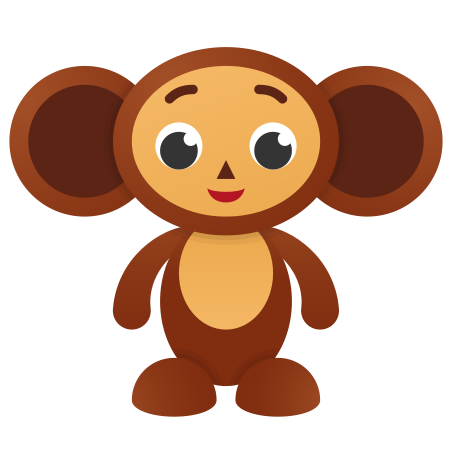 Cheburashka icon in Windows 11 Color Style
