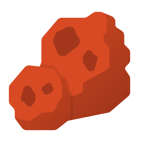 Copper Ore icon in Fluency Style