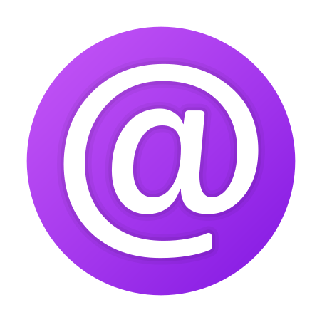 Email Sign icon in Windows 11 Color Style