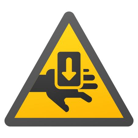 Entrapment Hazard icon in Windows 11 Color Style