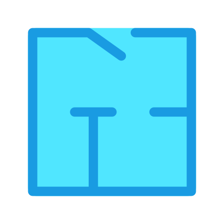 Floor Plan icon in Windows 11 Color Style
