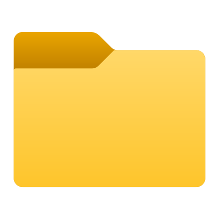 Icono de Carpeta estilo Windows 11 Color