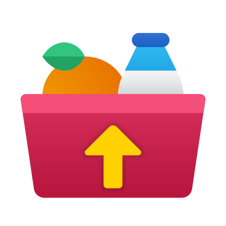 Food Receiver icon in Windows 11 Color Style