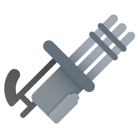 Gatling Gun icon in Windows 11 Color Style