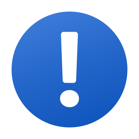 General Mandatory Action icon in Windows 11 Color Style