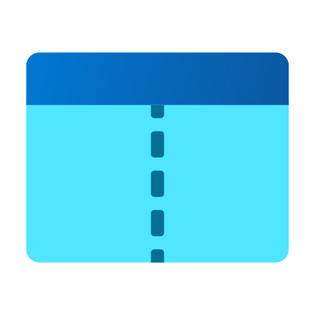 Horizontal Docking icon in Windows 11 Color Style