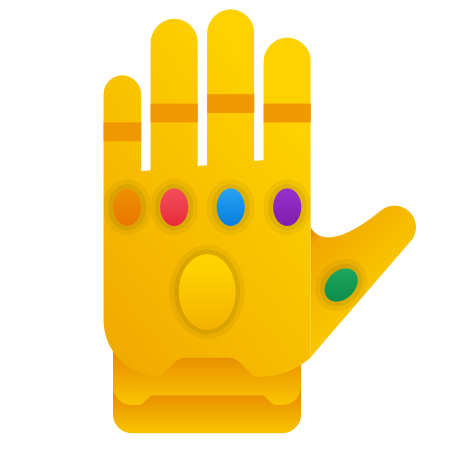 Infinity Gauntlet icon in Windows 11 Color Style