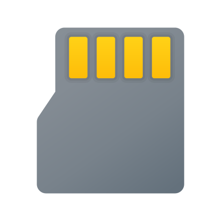 Micro SD icon in Windows 11 Color Style