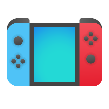 Nintendo Switch Handheld icon in Windows 11 Color Style