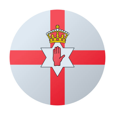 Northern Ireland Circular icon in Windows 11 Color Style