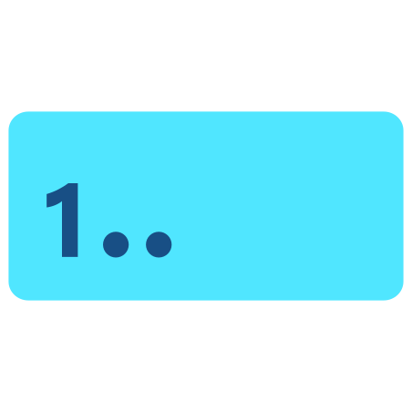 Numbers Input Form icon in Windows 11 Color Style