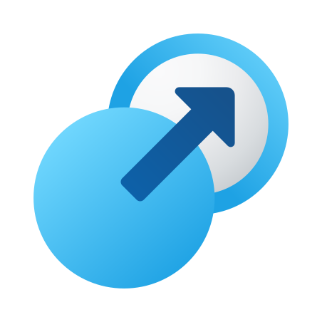 One Way Transition icon in Windows 11 Color Style