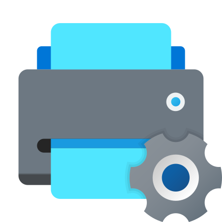 Printer Maintenance icon in Windows 11 Color Style