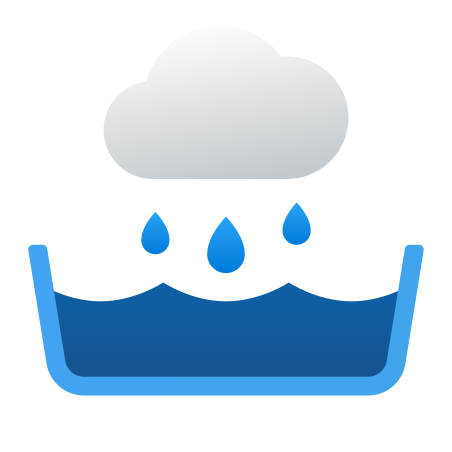 Rainwater Catchment icon in Windows 11 Color Style
