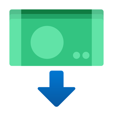 Request Money icon in Windows 11 Color Style