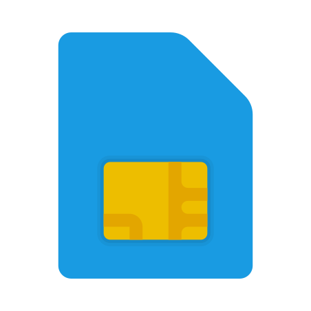SIM Card icon in Windows 11 Color Style