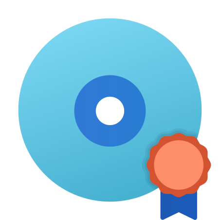 Software License icon in Windows 11 Color Style