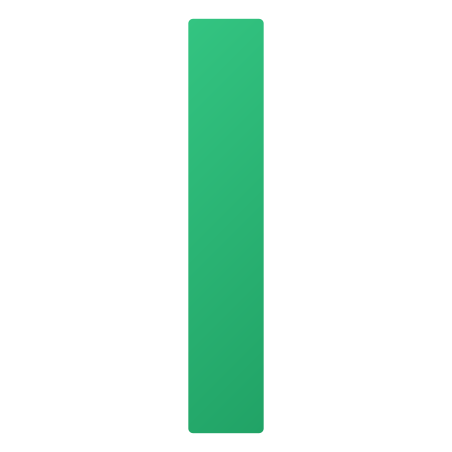 Thick Vertical Line icon in Windows 11 Color Style