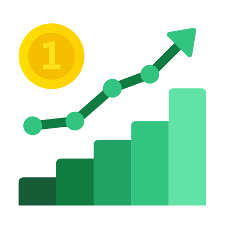 Total Sales icon in Windows 11 Color Style