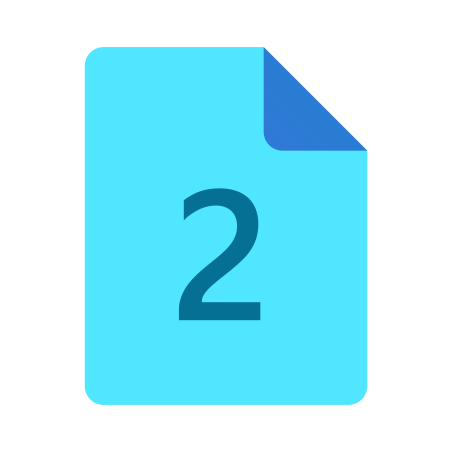 Two Pages icon in Windows 11 Color Style