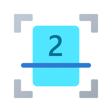 Two Sided Scanning icon in Windows 11 Color Style