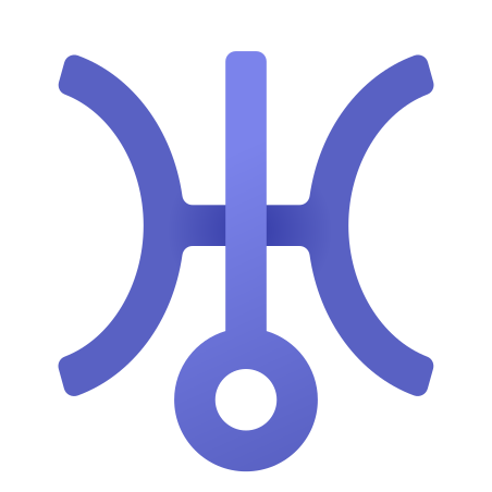 Uranus Symbol icon in Windows 11 Color Style