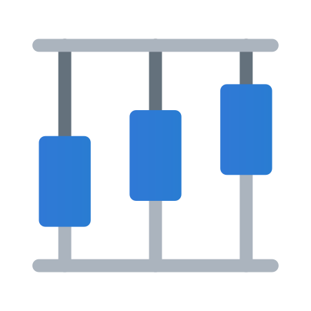 Vertical Timeline icon in Fluency Style